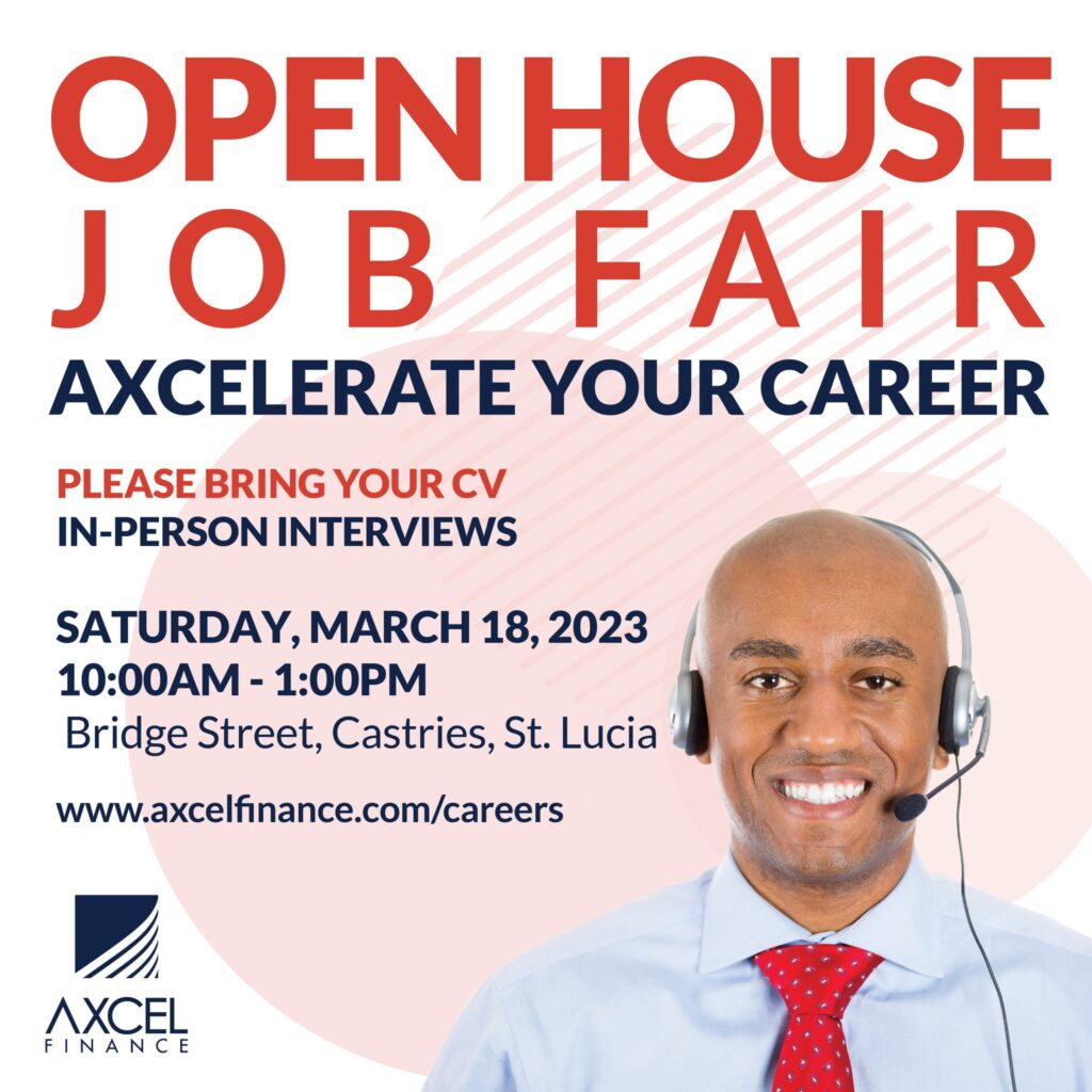 Axcel Finance Job Fair – Hired Caribbean- Jobs & Opportunities in Saint ...